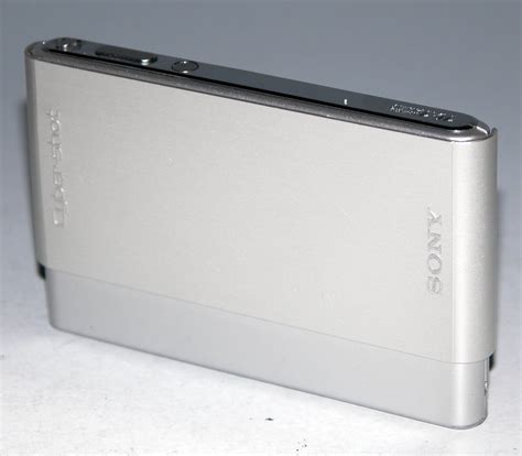 Sony Cyber-shot DSC-T77 10.1MP Digital Camera - Silver #8438
