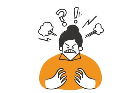 Doodle Angry And Bad Mood Woman Graphic By Devita Ayu Silvianingtyas