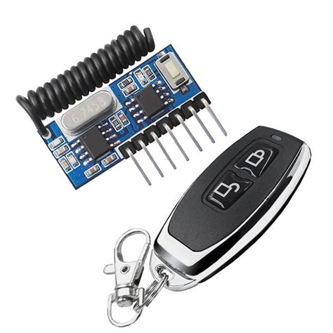 New Receiver Module Transmitter Decoding Jog Self Locking Interlock Controller 433mhz With