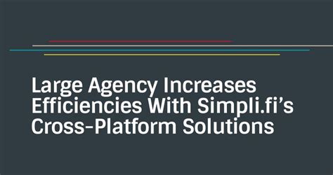 Amanda Johnson On Linkedin Simplifi Case Study Large Agency Gains