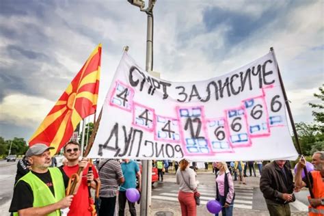 Новиот ДУП е смрт за Лисиче порачаа граѓаните денеска на протест Civilmedia