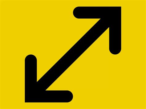 Free Enlarge Scaling Arrows Icon Vector Download Logowik