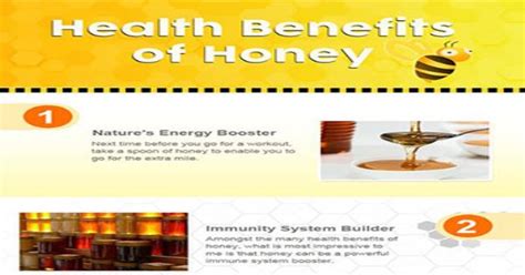 Health Benefits Of Honey Infographic Infographics