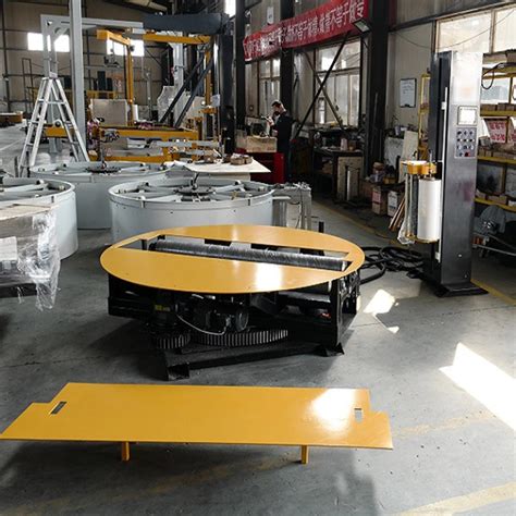 Predraw Automatic Wrapping Machine Stretch Film Tray Winding Machine Rotary Disc Tractor Drum