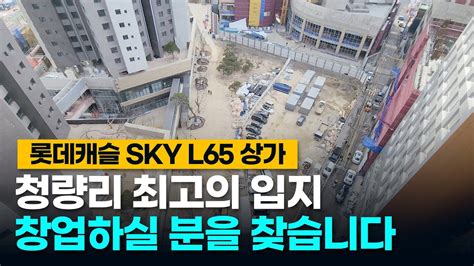 선점이 필요한 인기많은 청량리대표상가 롯데스카이l65상가 선점필수 Youtube