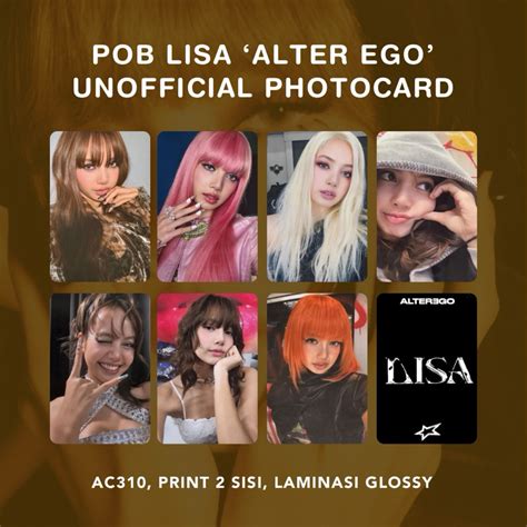 Jual POB LISA ALTER EGO UNOFFICIAL PHOTOCARD Vixi Roxi Kiki Sunni