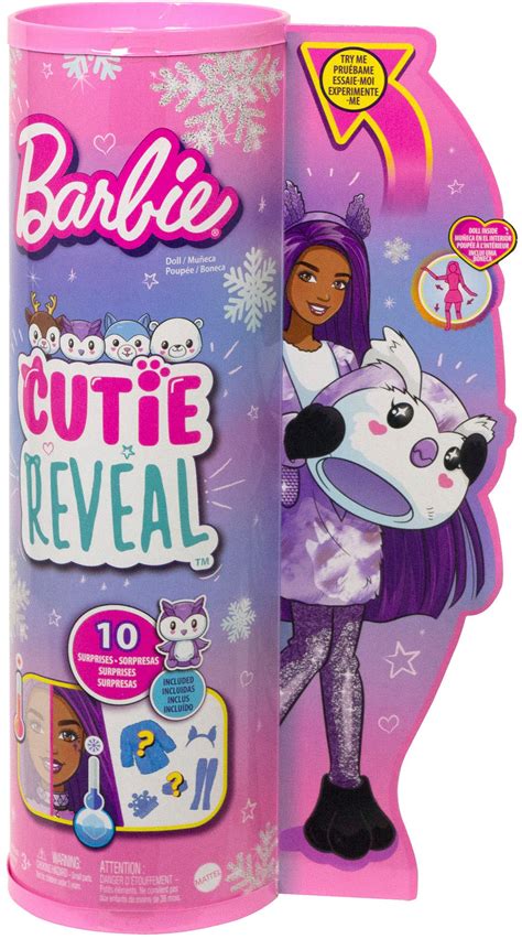 Questions And Answers Barbie Cutie Reveal Snowflake Sparkle Series 11