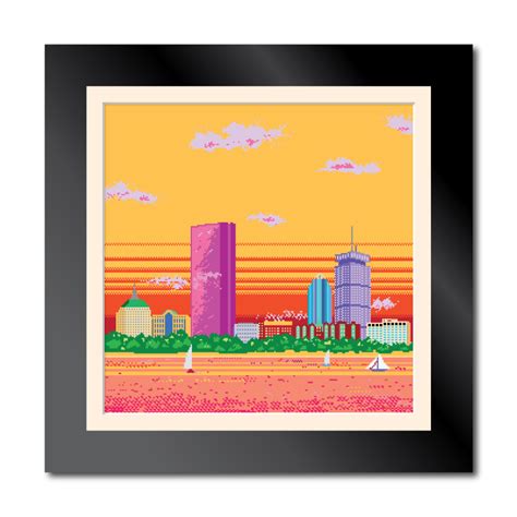 8 Bit City Skyline