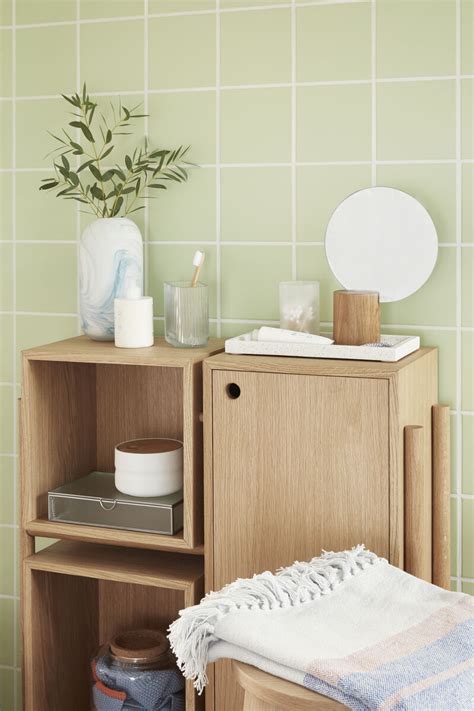 Cube Console Table Natural Hübsch