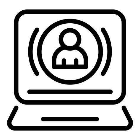 Online Diagnosis Icon Outline Style 15901297 Vector Art At Vecteezy