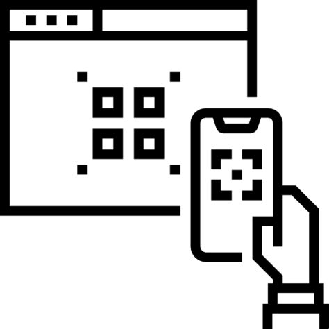 Qr Code Detailed Straight Lineal Icon