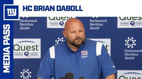 Coach Brian Daboll On Latest Roster Moves