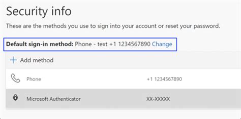 How Can I Change My Default Security Info Method Information Technology Services
