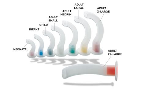 Dealmed Guedel Airway Kit Disposable Oral Airway Kit 8