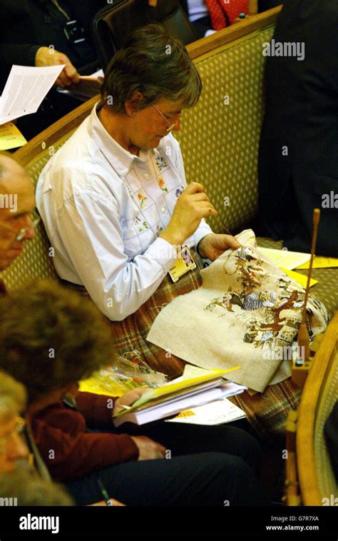 A Delegate At The General Synod Of The Church Of England As The Debate