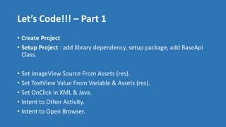 Android Training For Beginner DILO Bandung PPT