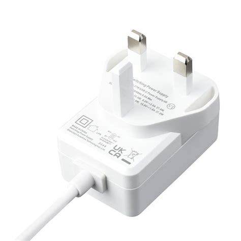 W USB Type C Power Supply For Raspberry Pi UK Plug