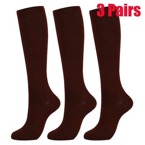 3 Pairs Pressure Compression Socks Leg Support Stretch Compression