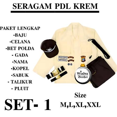 Jual COD BAJU SERAGAM PDH SECURITY SATPAM BARU TERBARU MURAH
