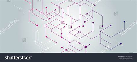 Vector Connect Lines Dots Banner Template Stock Vector Royalty Free 1730196286 Shutterstock