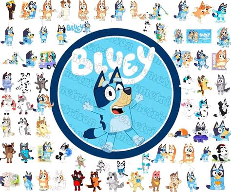 Bluey Bundle Svg Bluey Birthday Svg Bluey And Bingo Svg Bingo