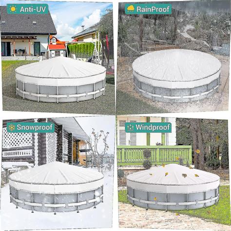 Couverture De Piscine Couverture De Piscine Gonflable Ronde Coupe Vent