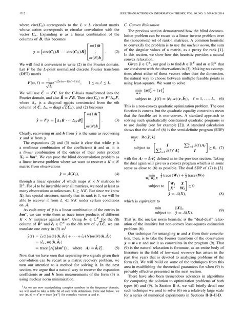 Pdf Blind Deconvolution Using Convex Programming Dokumentips