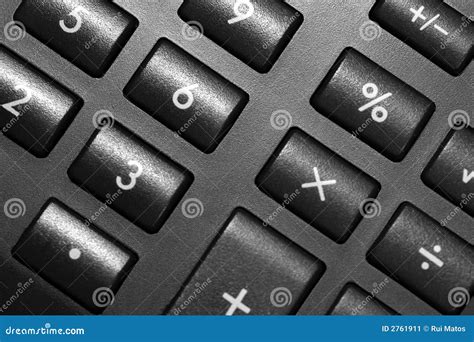 Calculator Buttons Stock Image Image Of Calculations 2761911