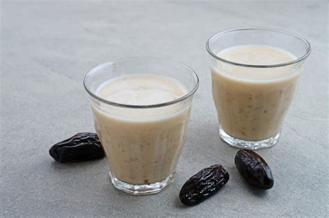 Premium Photo Susu Kurma Or Dates Fruit Smoothie Made From Milk And