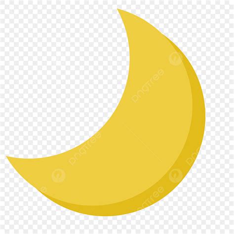 Yellow Moon Clipart Png Images Hand Drawn Yellow Moon Free