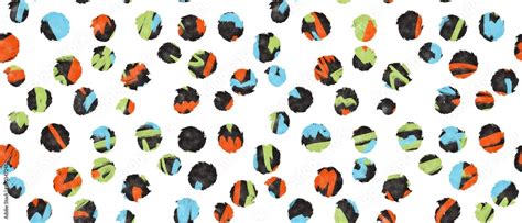 Seamless Abstract Textured Pattern Simple Background Multicolor Texture Digital Brush Strokes