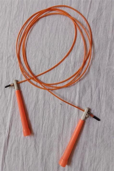 Orange Plastic Speed Jump Skipping Rope For Use In Gym At Rs 90 In Meerut