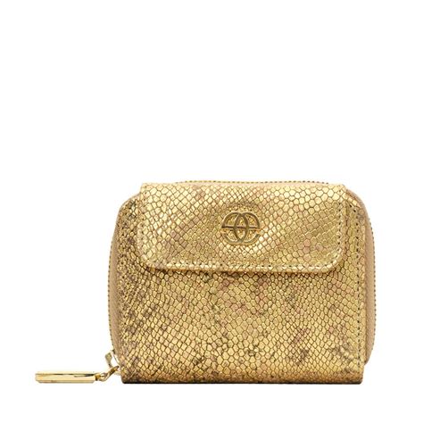 Buy Eske Gold Python Melly Two Fold Wallet Online
