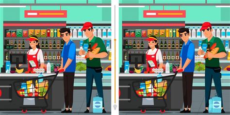 Visual Challenge Iq Are You Fast Enough To Find All 6 Differences In