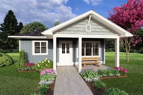 Cottage Style House Plan 1 Beds 1 Baths 624 Sqft Plan 126 260