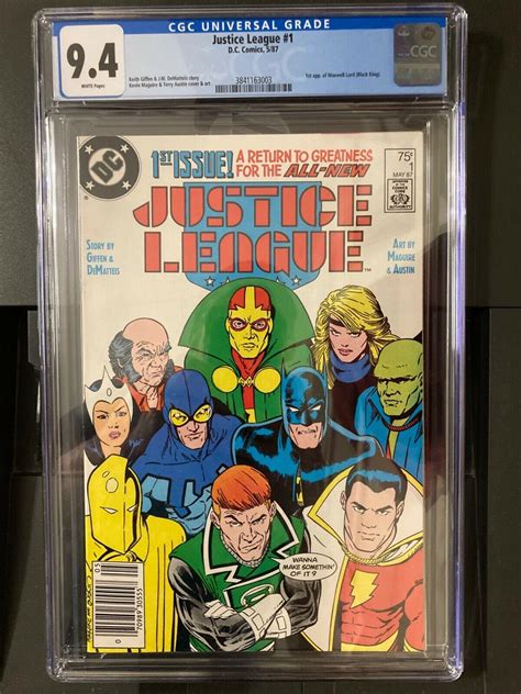 Justice League Newsstand 1 1987 Prices Justice League Series