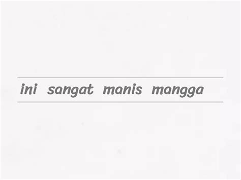 Sambung Kata Unjumble
