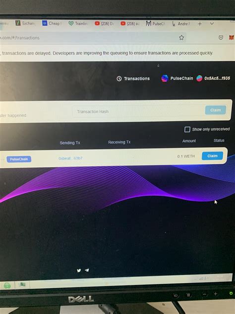 When I Try To Claim Says No Transactions Found But The Eth Has Gone