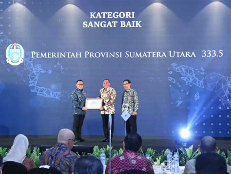 Anugerah Meritokrasi 2022 Pemprov Sumut “naik Kelas” Mendapat Kategori