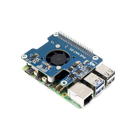 Waveshare PoE HAT F For Raspberry Pi 5 RaspberryPi Dk