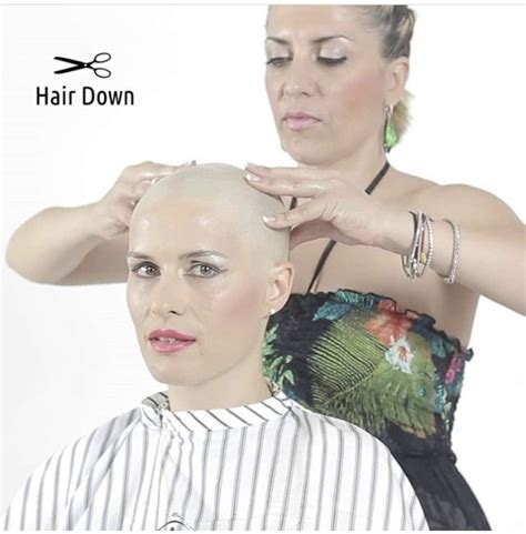 Hairdare Bald Smooth Headshave Closeshave Baldwoman Shavedhead