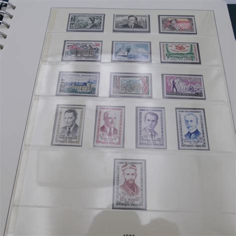 Collection Timbres De France 1949 1962 Neuf Complet En Album