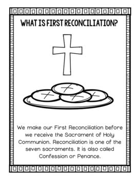 Reconciliation Confession Activities By Countless Smart Cookies TpT