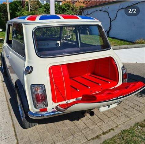 Classic Mini Deluxe Boot Kit Storage Lid Package Stitched Up