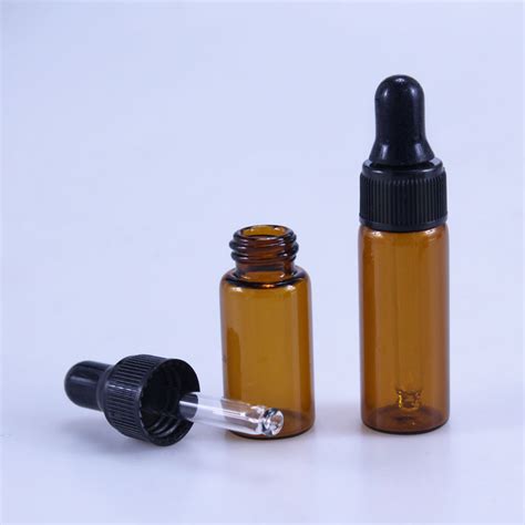 滴管瓶 2ml 3ml 5ml 精油分装瓶玻璃 精油小滴管瓶 茶色滴管瓶 阿里巴巴