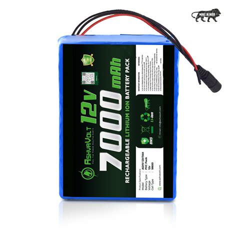 Ashvavolt® 24v 15ah Lithium Ion Rechargeable Battery Pack With Premium