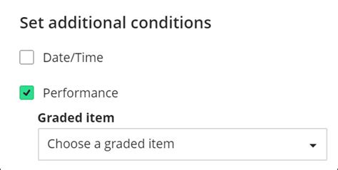 Setting Up Release Conditions Faculty Blackboard