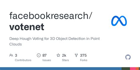 github facebookresearch votenet deep hough voting for 3d object