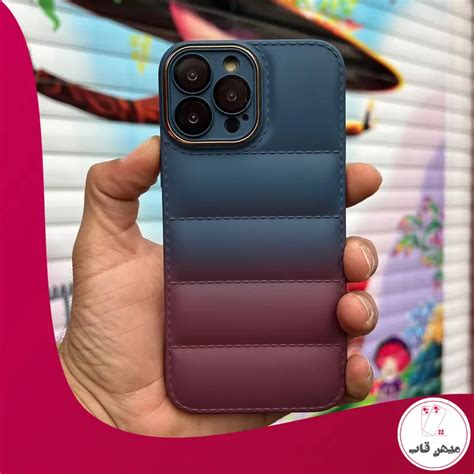 قاب گوشی آیفون پافر رنگین کمان میهن قاب