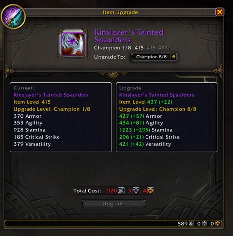 World Of Warcraft Gear Upgrading Guide World Of Warcraft Icy Veins